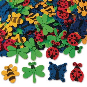 Buy Color Splash!® Foam Shapes with Adhesive – Bugs and Butterflies at ...