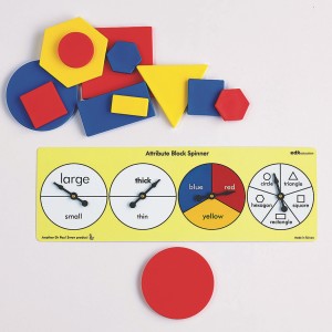 Buy Attribute Spinners for Math Manipulatives (Pack of 6) at S&S Worldwide