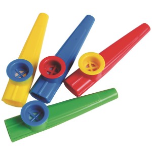 Buy Plastic Kazoos, Assorted Bright Colors (Pack of 12) at S&S Worldwide