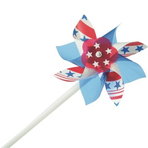 Buy Stars and Stripes Patriotic Pinwheels (Pack of 12) at S&S Worldwide