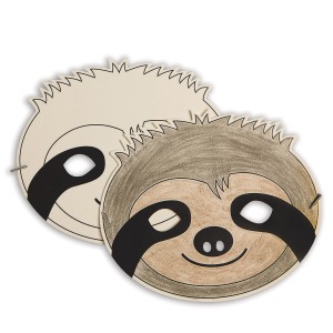Buy Sloth Half Mask (Pack of 24) at S&S Worldwide