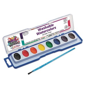 Buy Color Splash!® Watercolor Paint Set, 8 Colors at S&S Worldwide