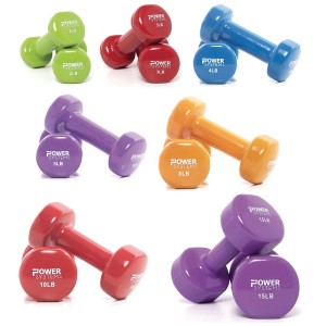 Buy Deluxe Vinyl Coated Dumbbells, 3lbs at S&S Worldwide