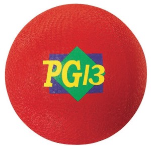 Buy Martin Sports 13" Diameter Red Rubber Playground Ball at S&S Worldwide