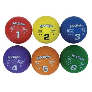 Buy Spectrum™ 5-in-1 Playground Balls, 8-1/2" (Set of 6) at S&S Worldwide
